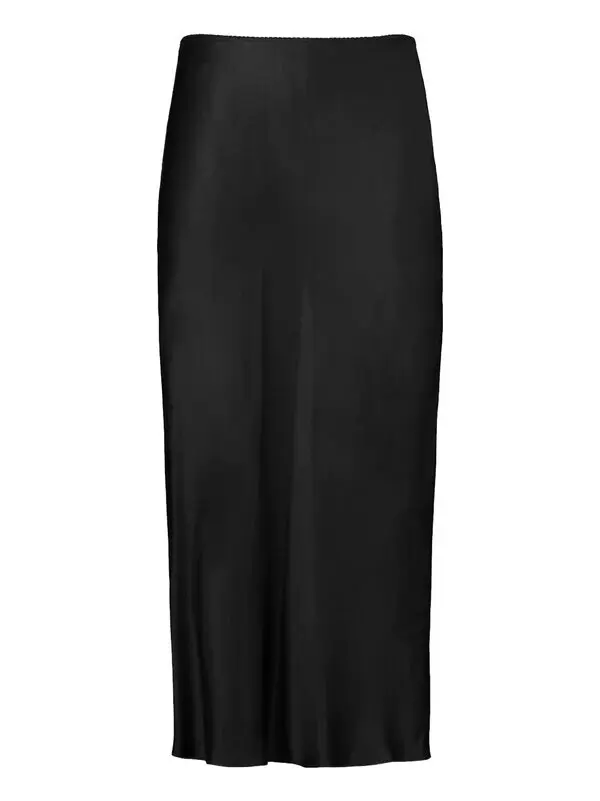 Sablyn Miranda Bias-cut Midi Skirt - Black