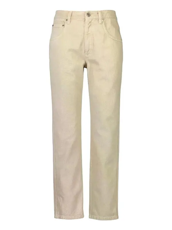 Brunello Cucinelli Square Jeans - Neutrals