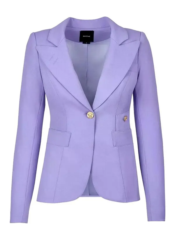 Smythe Duchess Single-breasted Blazer - Purple