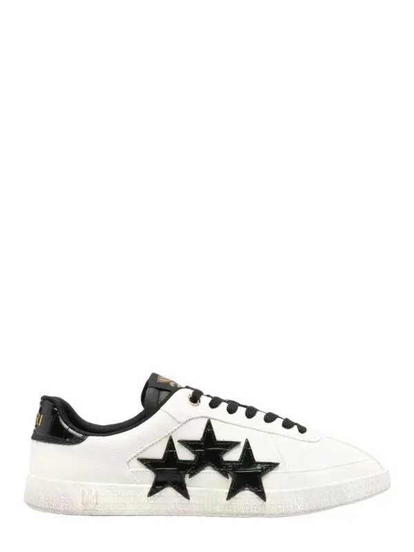 Amiri Star Appliqué Lace-up Shoes - White