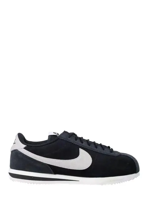 Nike Suede Appliqué Sneakers - Black