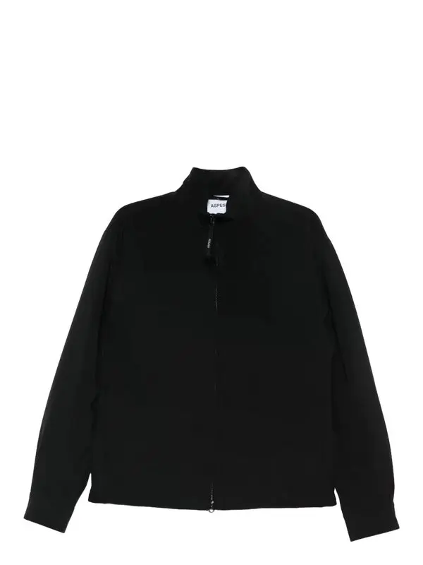 Aspesi High-neck Jacket - Black