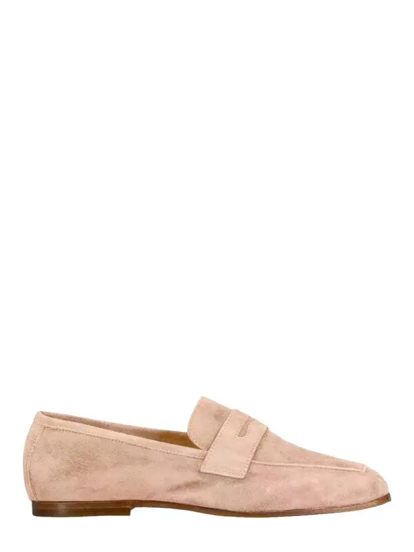 SOPHIQUE Esseniale Penny Suede Loafers - Neutrals