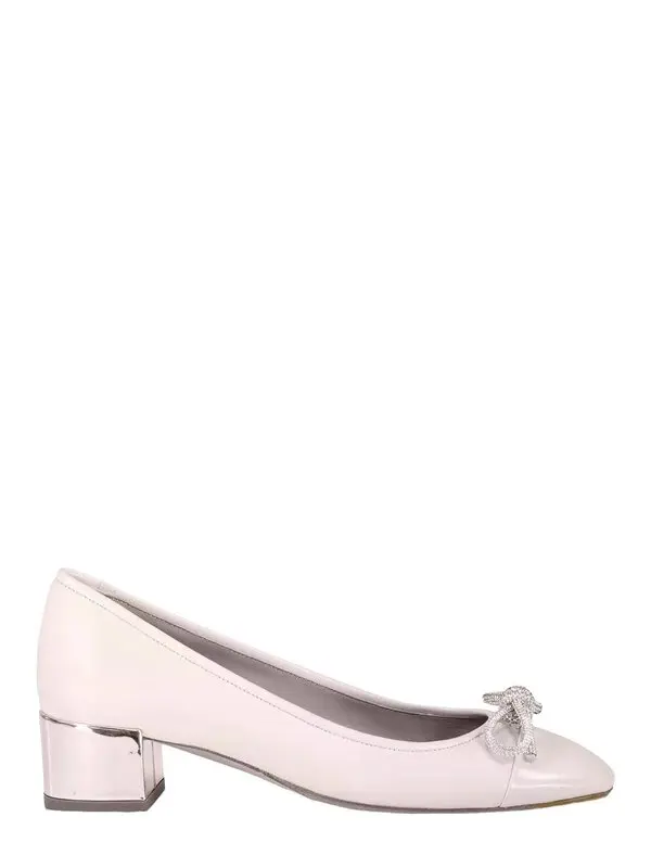 AQUAZZURA Parisina 35mm Bow-embellished Pumps - Neutrals