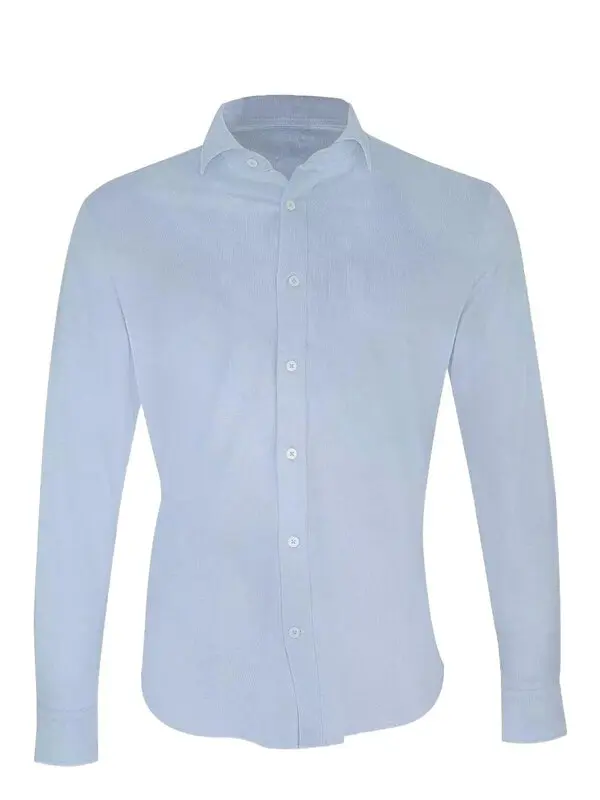 Eleventy Long-sleeve Button-fastening Shirt - Blue