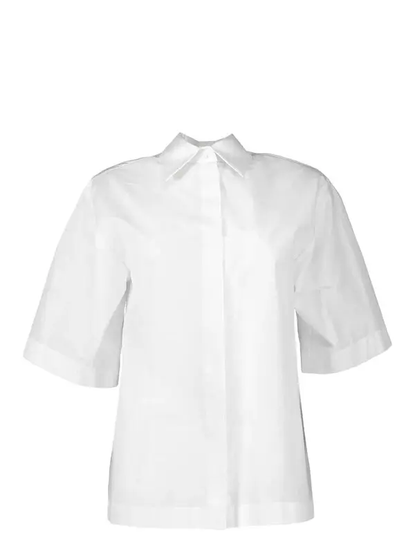 Michael Kors Short-sleeve Button-up Shirt - White