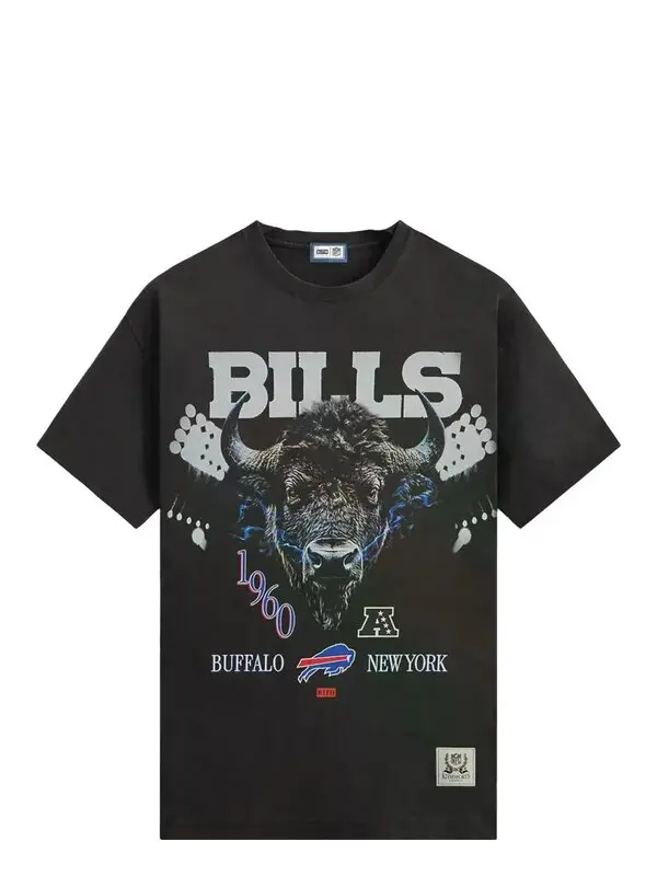 Kith Nfl Buffalo Bills Jones Cotton T-shirt - Black