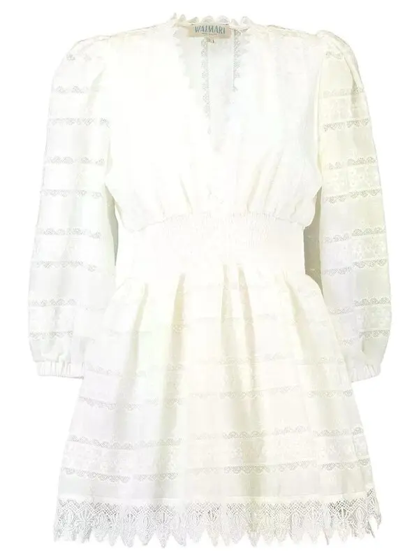 Waimari Mara De Plata Mini Dress - White