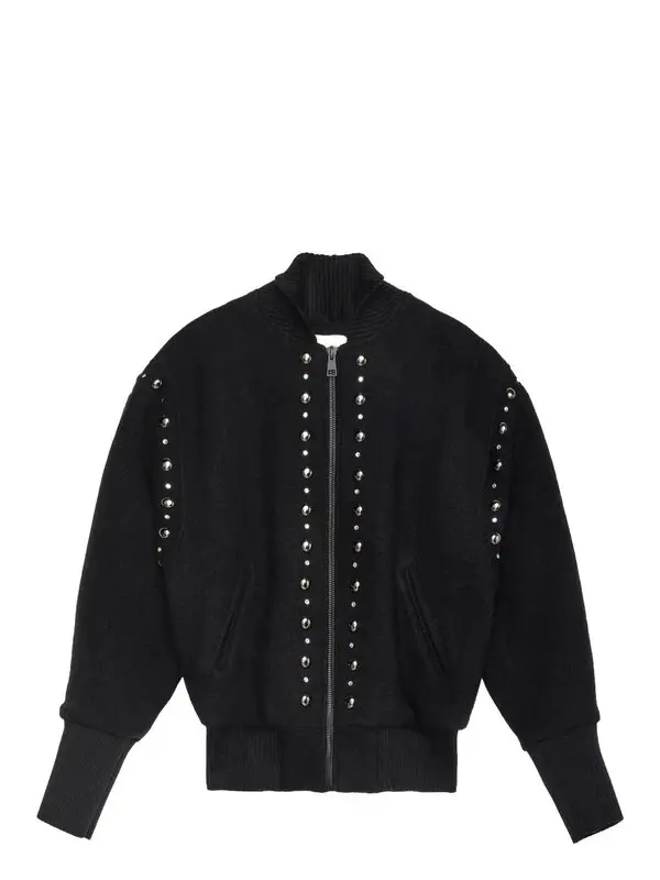 A PAPER KID Studded Jacket - Black