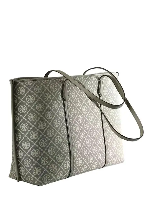 Tory Burch Monogram Print Tote - Grey