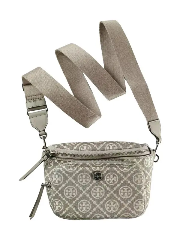 Tory Burch Logo Pattern Belt Bag - Grey
