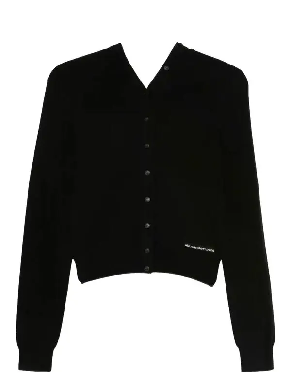 Alexander Wang Buttoned Cardigan - Black