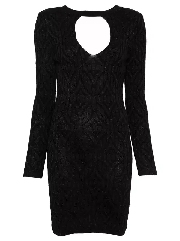 AKEP Knitted Mini Dress - Black