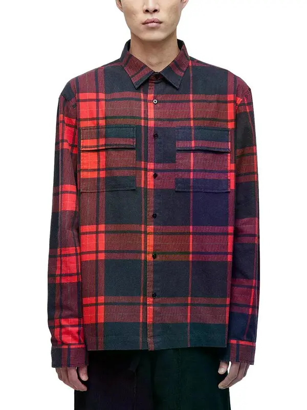 OSKLEN Plaid Shirt - Black