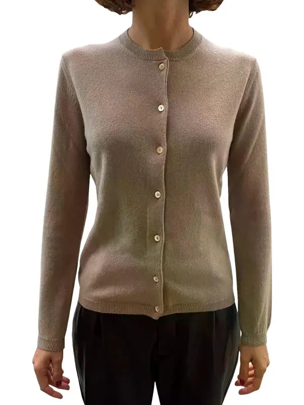 LA ROSE Cashmere Cardigan - Brown