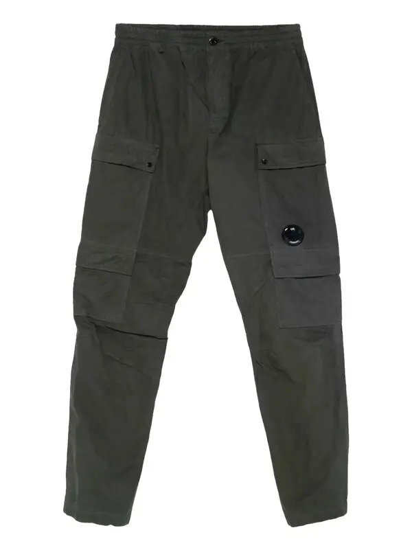 C.P. COMPANY Lens-detail Cargo Pants - Green