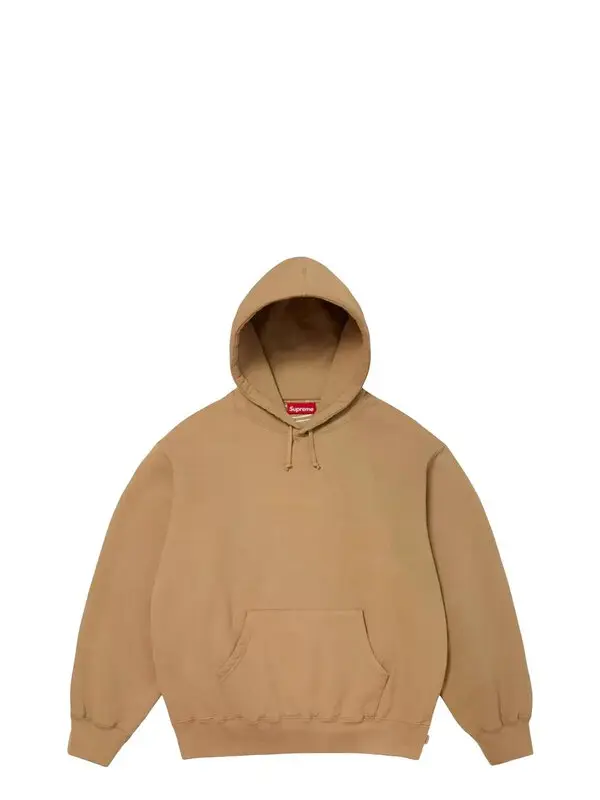 Supreme Logo Appliqué Hoodie - Brown