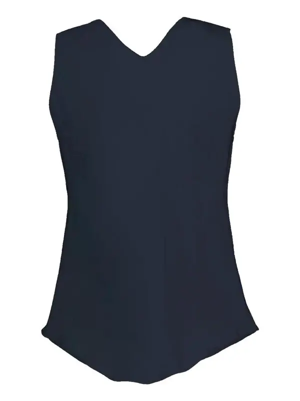PETER COHEN Flick Round-neck Sleeveless Tank Top - Blue