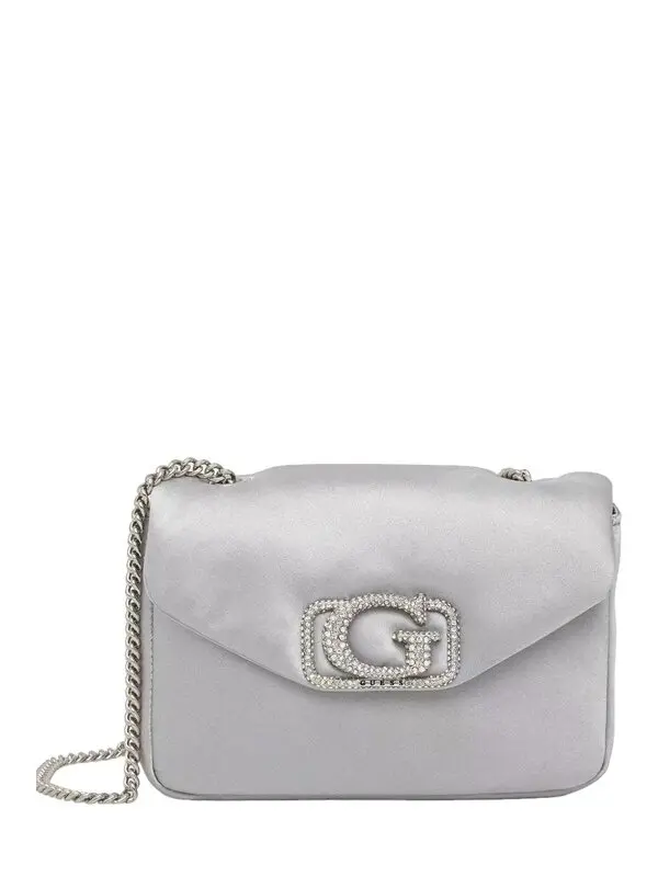 Guess Embellished Chain Mini Bag - Grey