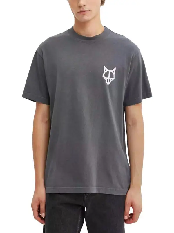 NAKED WOLFE Logo-print T-shirt - Grey