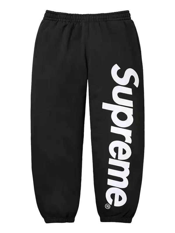 Supreme Logo Appliqué Track Pants - Black