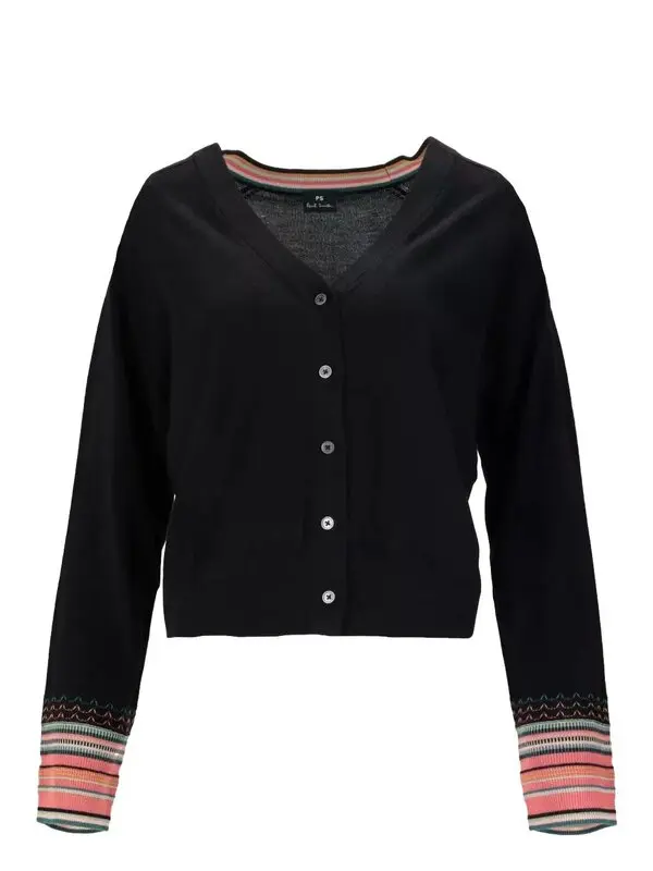 Paul Smith V-neck Cardigan - Black