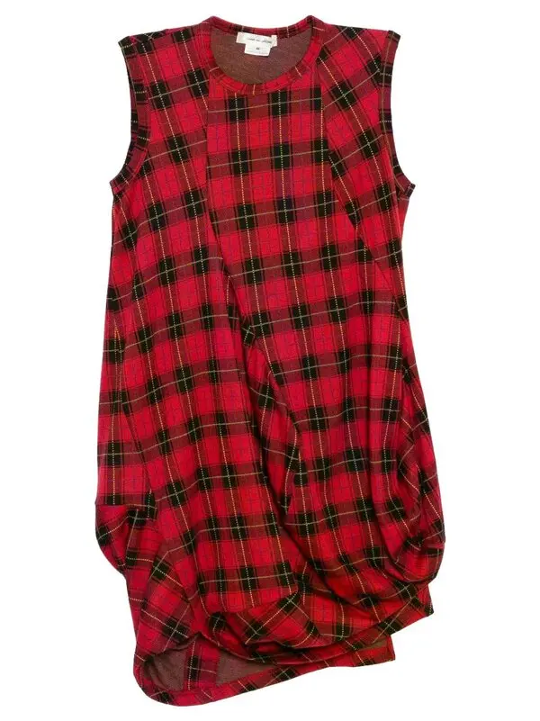 Comme Des Garçons Asymmetric Sleeveless Dress - Red