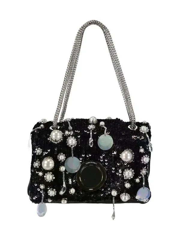 Giambattista Valli Mini Airbag Shoulder Bag - Black