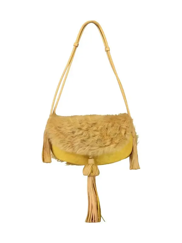 Ulla Johnson Paloma Shoulder Bag - Yellow