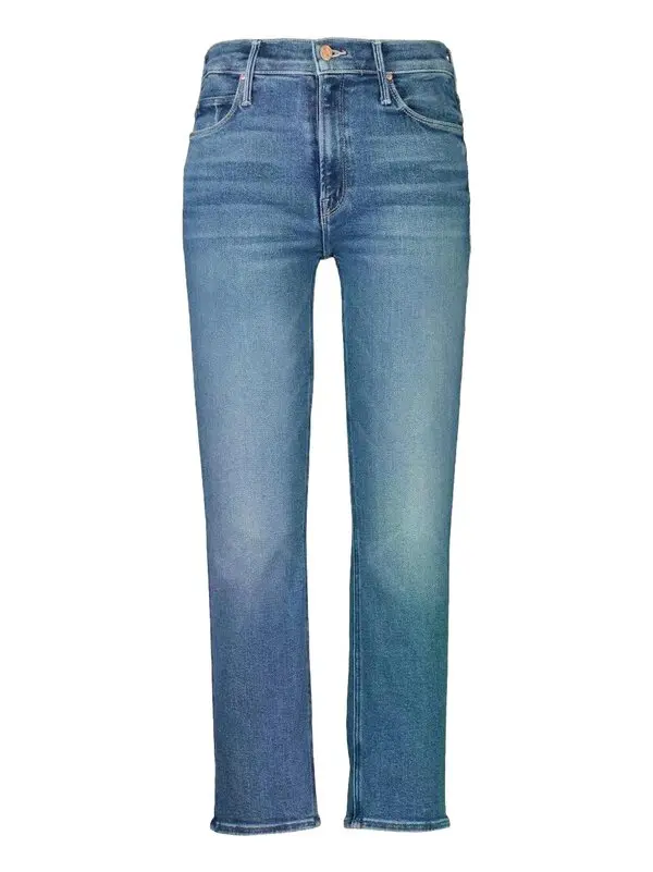 MOTHER The Dazzler Cropped Jeans - Blue