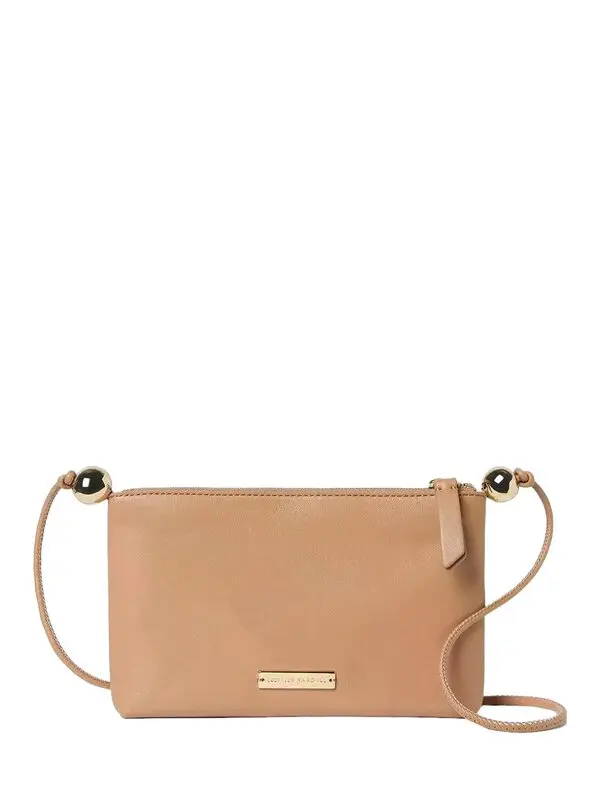 LOEFFLER RANDALL Yasmine Logo-plaque Crossbody Bag - Neutrals