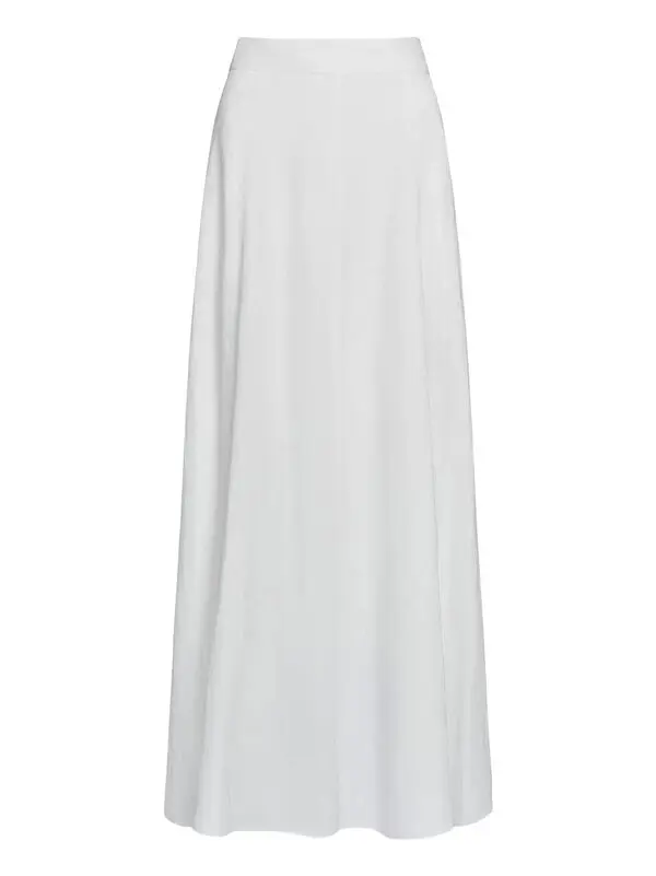 TWP Kennedy Panelled Midi Skirt - White