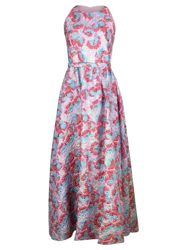 MARY KATRANTZOU Shaw Halterneck Dress - Pink