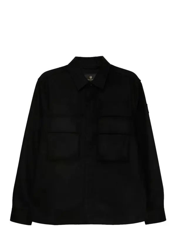 Belstaff Logo-patched Jacket - Black