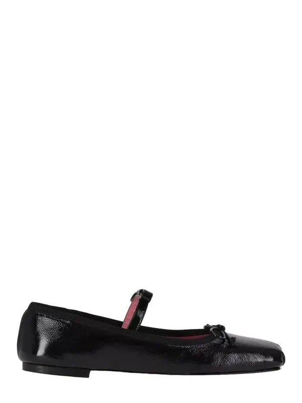 Vivetta Ballerina Bow-strap Ballet Flats - Black