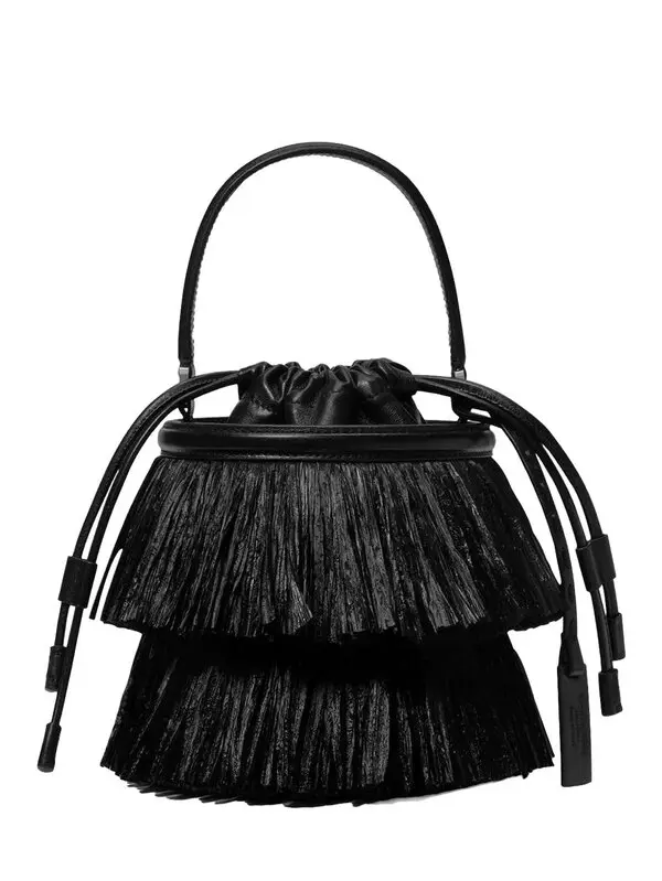 Michael Kors Mini Ischia Bucket Bag - Black