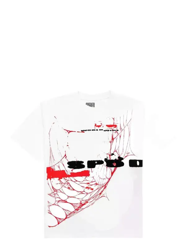 SP5DER Spinner Short-sleeve T-shirt - White