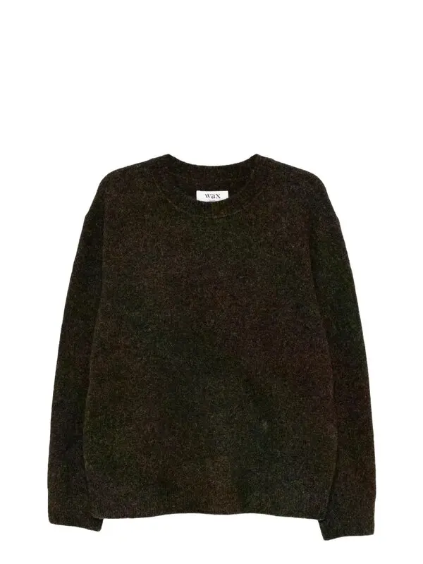 WAX LONDON Fluffy Crewneck Sweatshirt - Brown