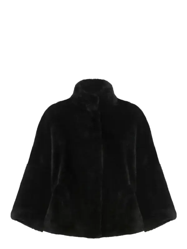 VALENTINI 1972 Snap-fastening Coat - Black