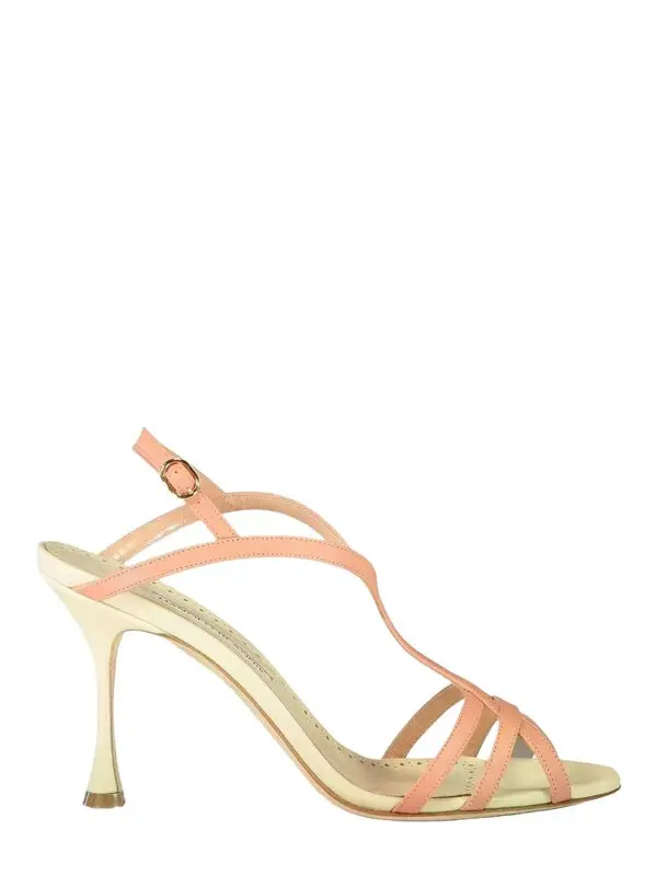 Manolo Blahnik 90mm Betgieb Sandals - Pink