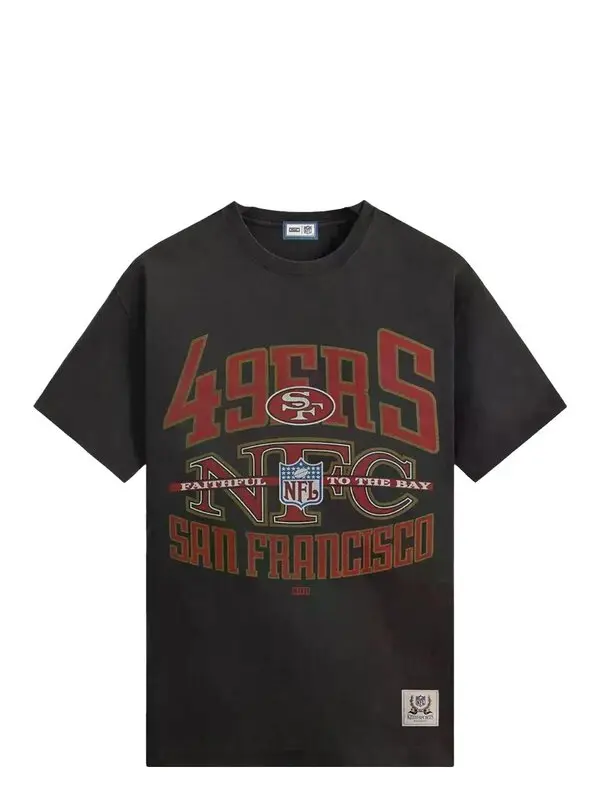 Kith Nfl San Francisco 49ers Jones Cotton T-shirt - Black