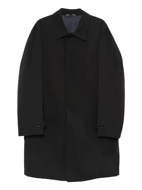 Brioni Collared Coat - Blue