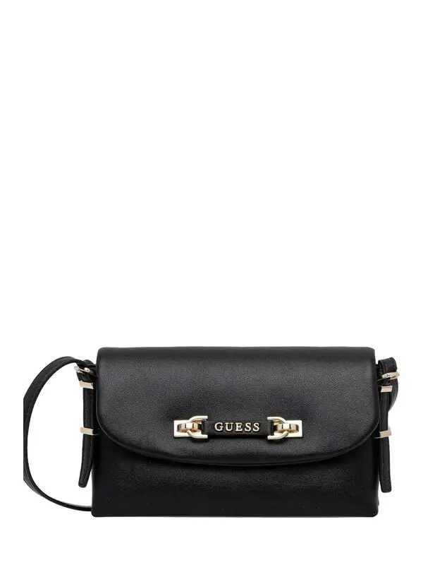 Guess Logo Cross-body Bag - Black