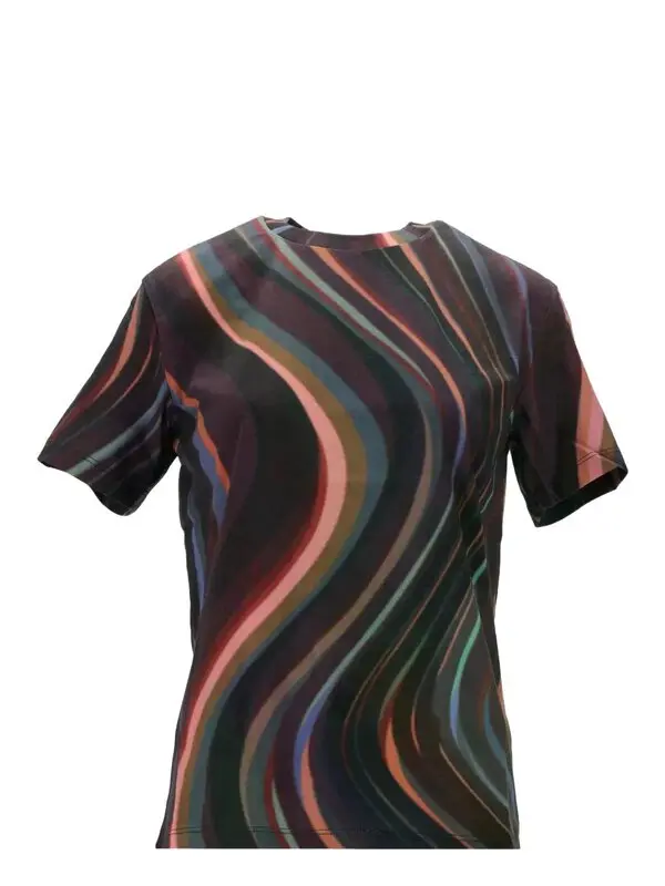 Paul Smith Swirl-print T-shirt - Brown