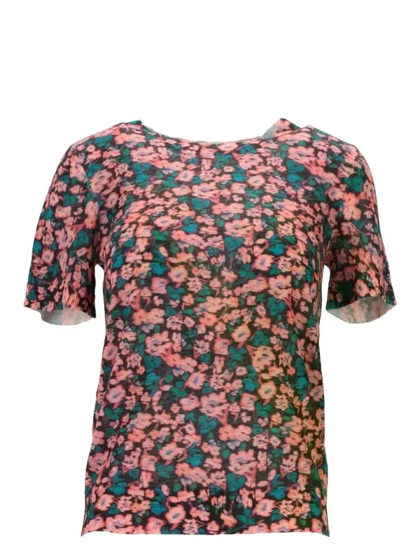 Paul Smith Floral-print Top - Pink