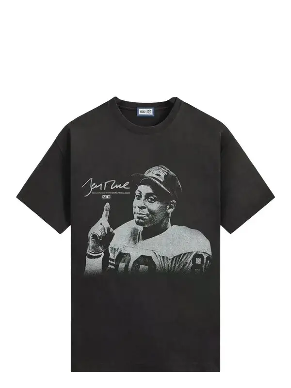 Kith Nfl Jerry Rice Jones Cotton T-shirt - Black