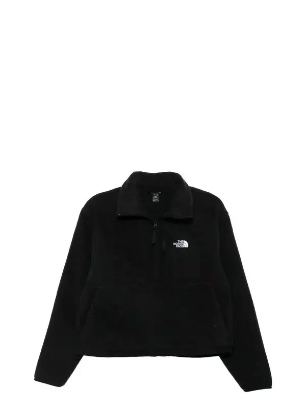 The North Face Zip-up Logo Sweatshirt - Black