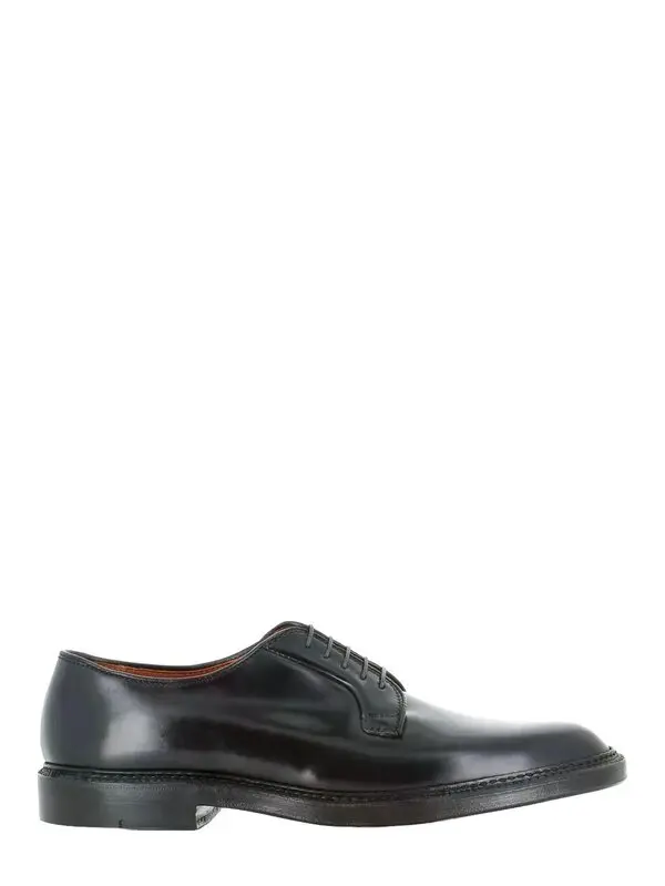 Alden 9901 Leather Derby Shoes - Black