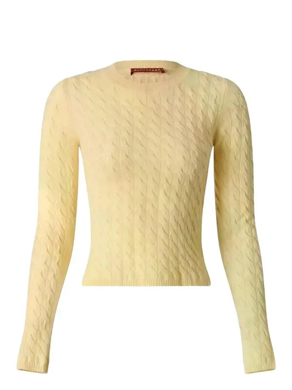 Altuzarra Cable-knit Sweater - Yellow