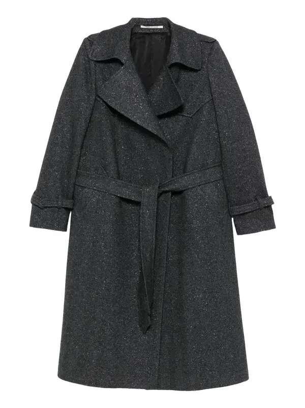 Tagliatore Belted Carola Coat - Grey